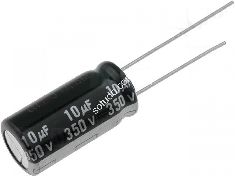 Só Tudo - CAPACITOR ELETROLITICO 10uF X 350V