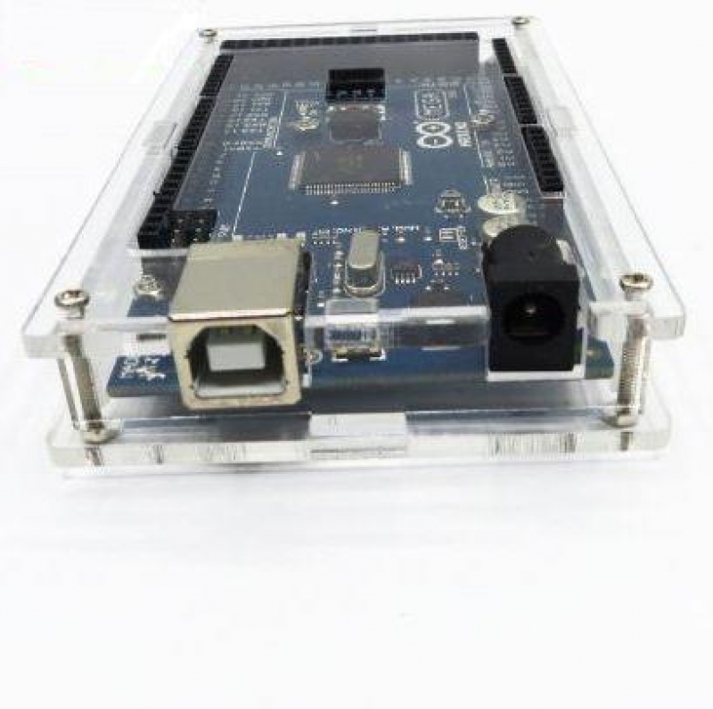 Só Tudo - CASE DE ACRILICO TRANSPARENTE P/ ARDUINO MEGA 2560