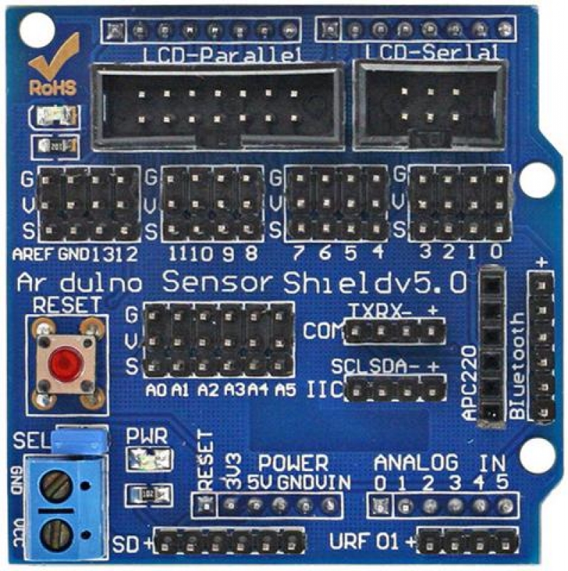 Só Tudo - SENSOR SHIELD V5.0 PARA ARDUINO