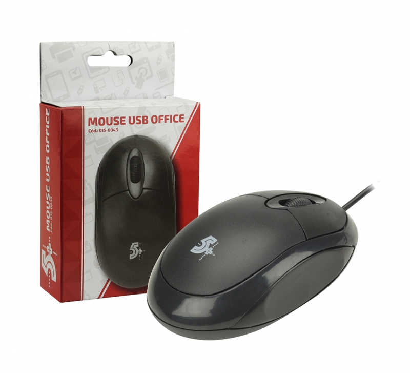 Só Tudo - MOUSE USB OFFICE 5+
