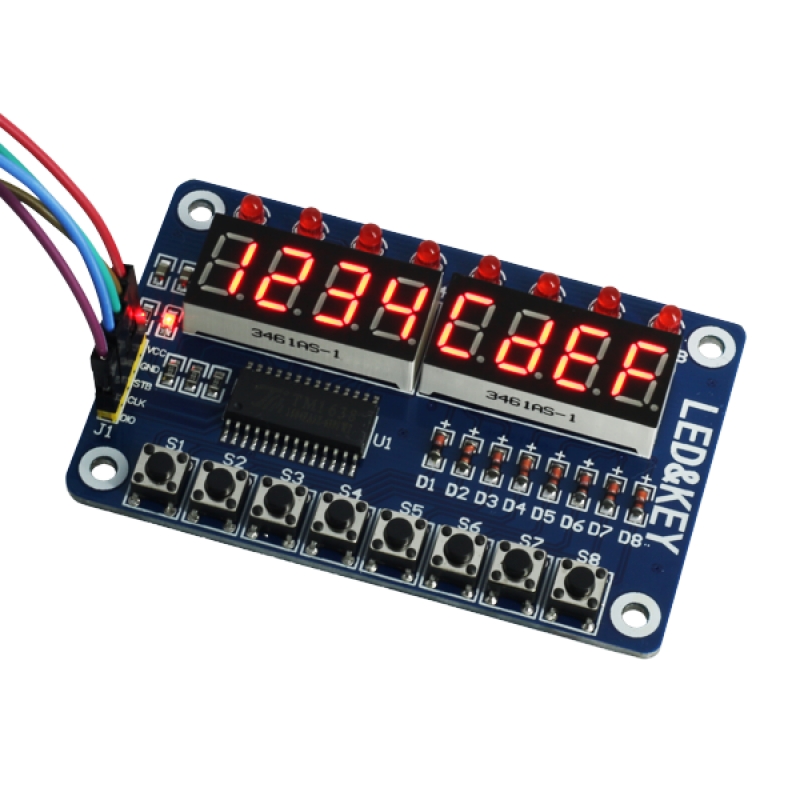 Só Tudo - MÓDULO DISPLAY 8 DIGITOS 7 SEGMENTOS