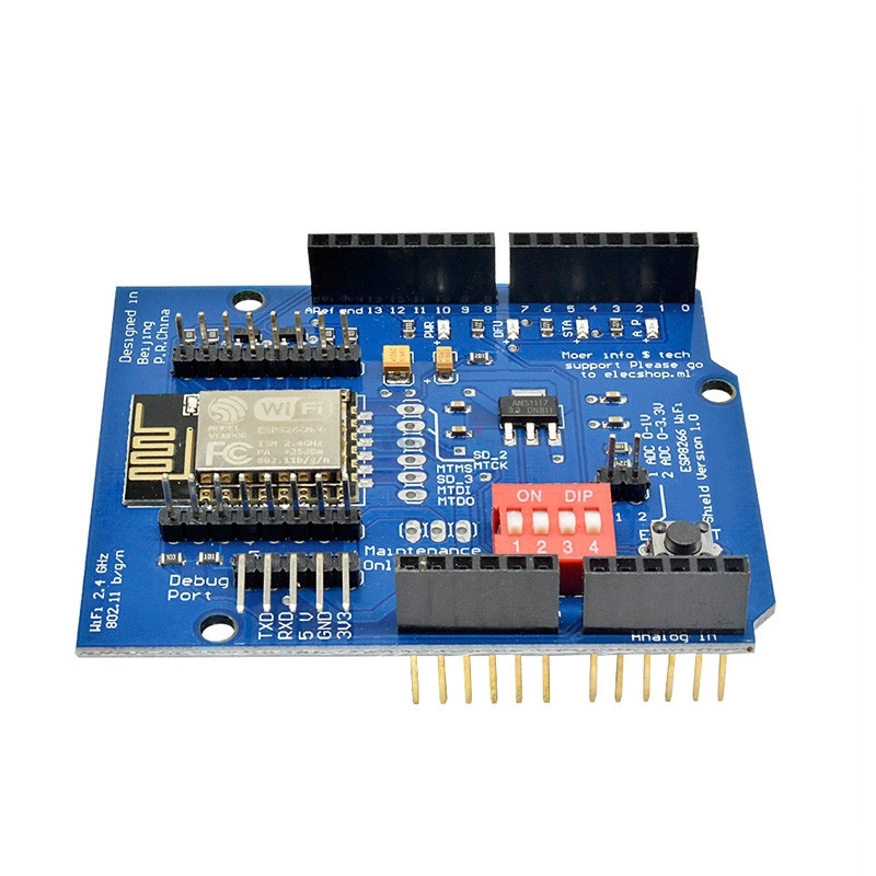 Só Tudo MÓdulo Shield Wifi Esp8266 Esp12e