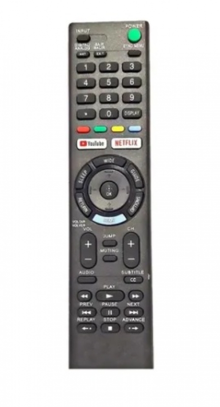Só Tudo - CONTROLE REMOTO PARA TV SONY LED SMART