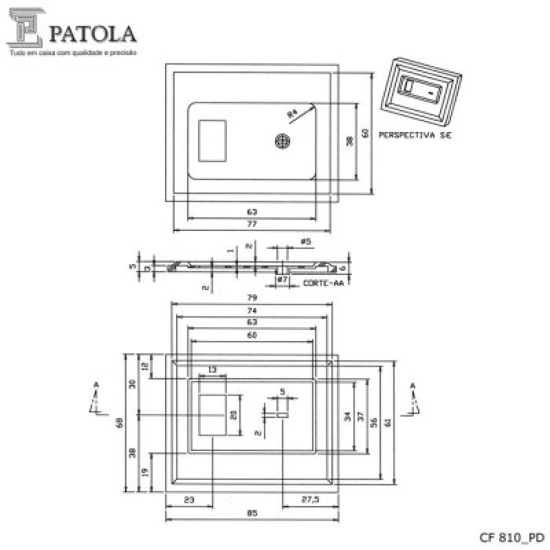 Só Tudo - CAIXA PATOLA CF810 GABINETE