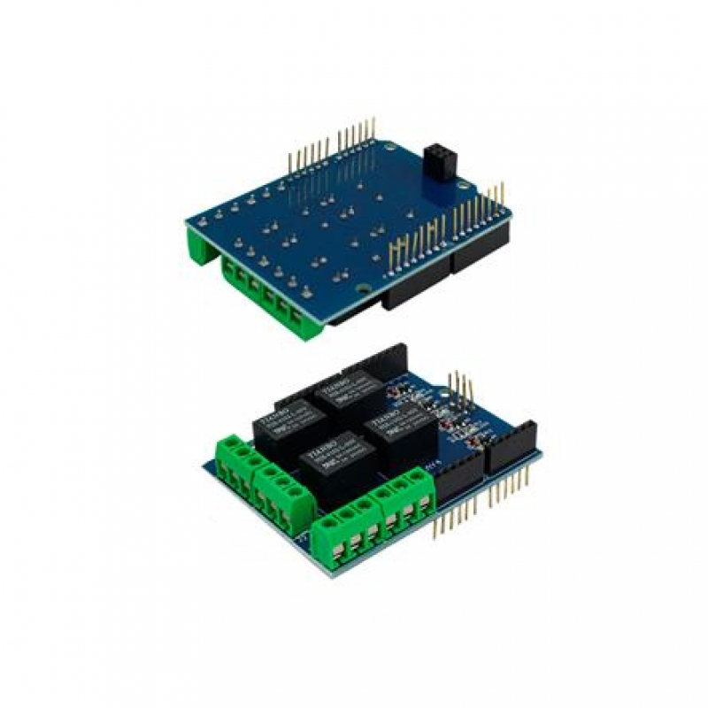 Só Tudo - RELE SHIELD 5V-3A 4 CANAIS