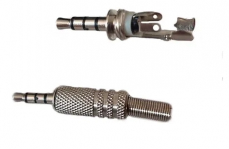 Só Tudo - PLUG P3 METAL PRATA