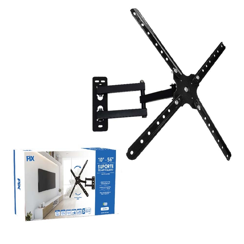 Só Tudo - SUPORTE TRI-ARTICULADO PARA TV LED ATE 56 POLEGADAS