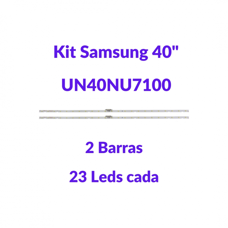 Só Tudo - KIT BARRAS DE LED PARA TV SAMSUNG UN40NU7100
