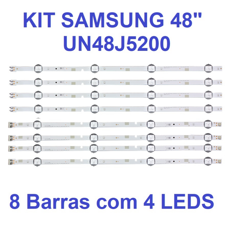 Só Tudo - KIT BARRAMENTO DE LED TV SAMSUNG UN48J5200