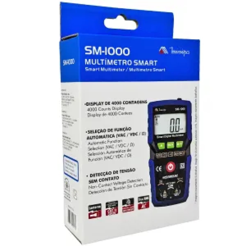 Só Tudo - MULTIMETRO DIGITAL MINIPA SM1000 BAIXO CUSTO