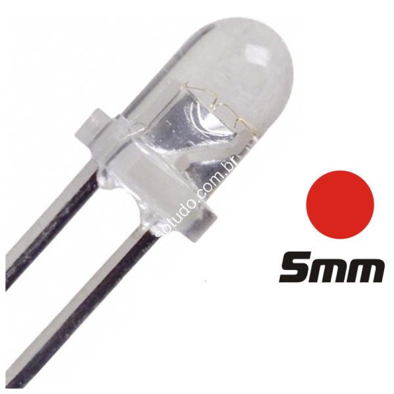 Só Tudo - LED DE ALTO BRILHO 5mm VERMELHO
