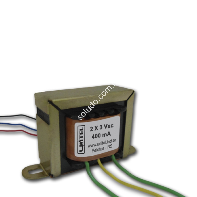 Só Tudo - TRANSFORMADOR 3+3V 400mA