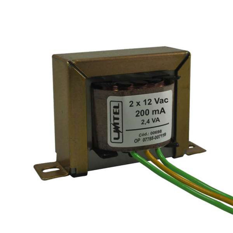 Só Tudo - Trafo 12V+12V - 200MA - 090-8034