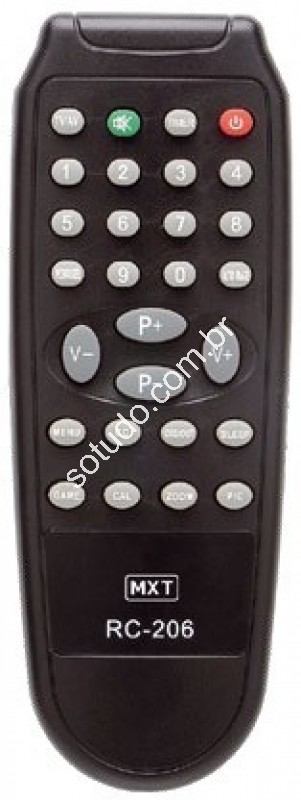 Só Tudo - Controle Remoto Lenoxx RC206 TV de Tubo - 026-7401